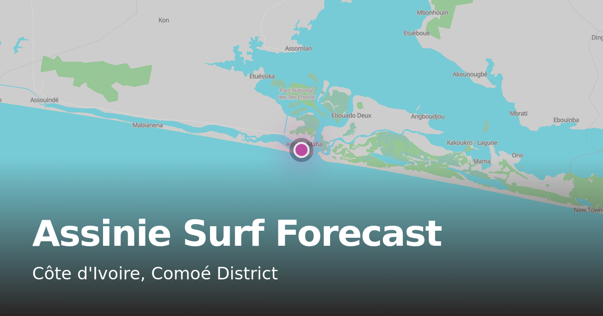 Assinie surf forecast, surf report and spot guide | Surfnerd