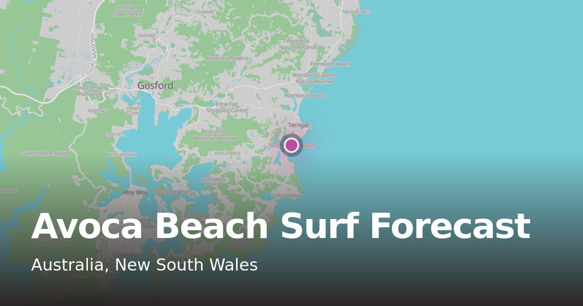 Avoca Beach surf forecast, surf report and spot guide | Surfnerd Surf ...