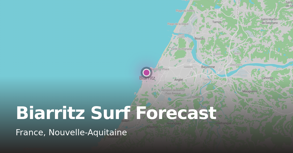 Biarritz surf forecast, surf report and spot guide | Surfnerd