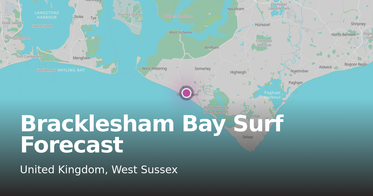 Bracklesham Bay surf forecast, surf report and spot guide | Surfnerd ...