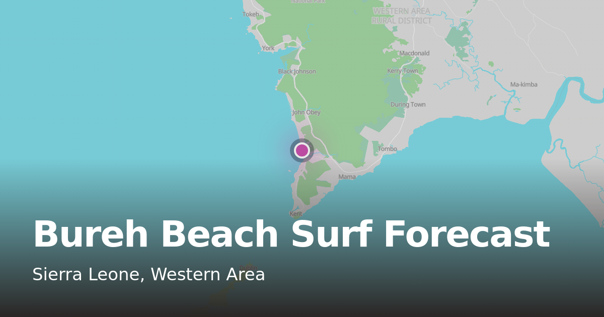 Bureh Beach surf forecast, surf report and spot guide | Surfnerd