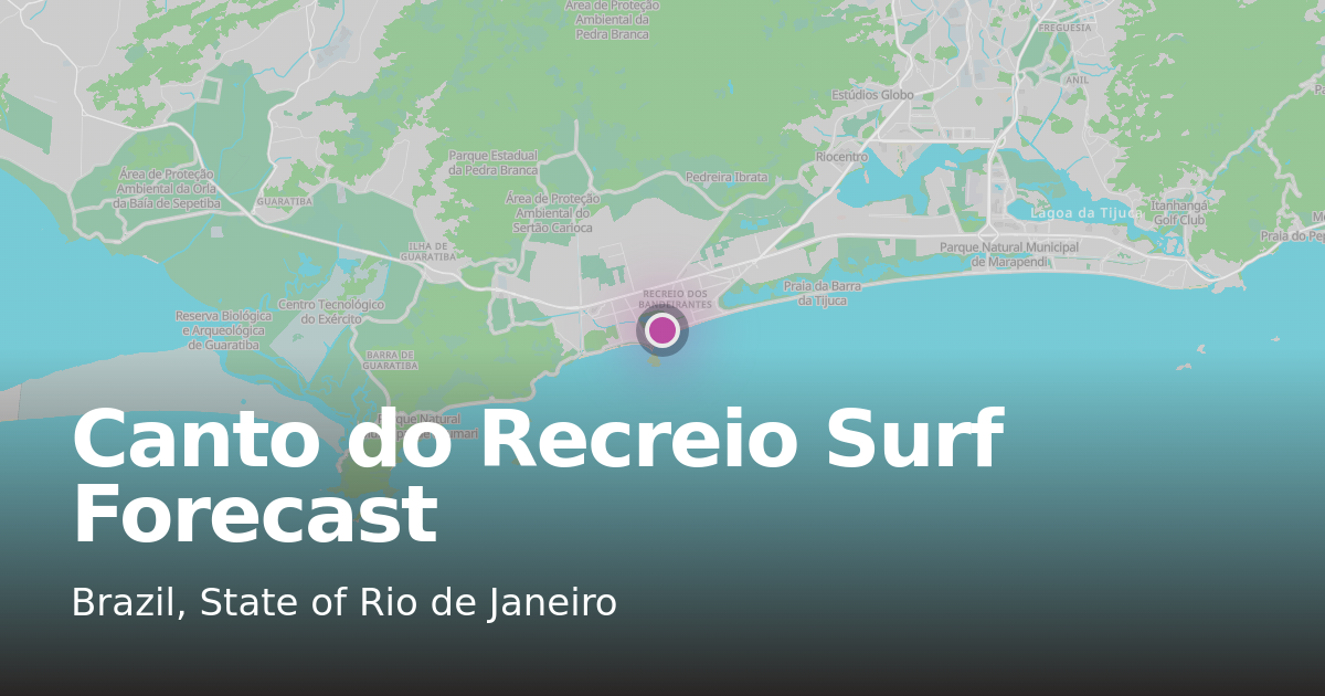 Canto do Recreio surf forecast, surf report and spot guide | Surfnerd ...