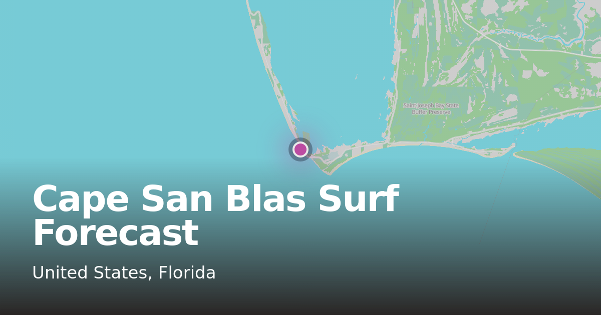 Cape San Blas surf forecast, surf report and spot guide | Surfnerd