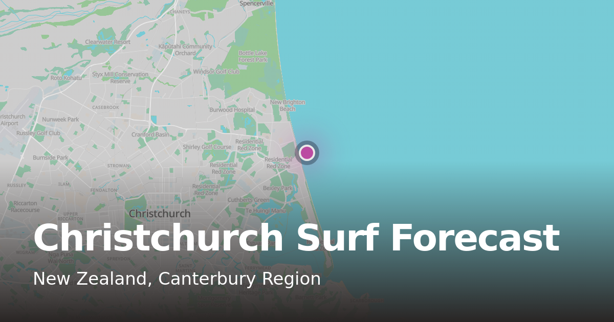 Christchurch surf forecast, surf report and spot guide | Surfnerd Surf ...