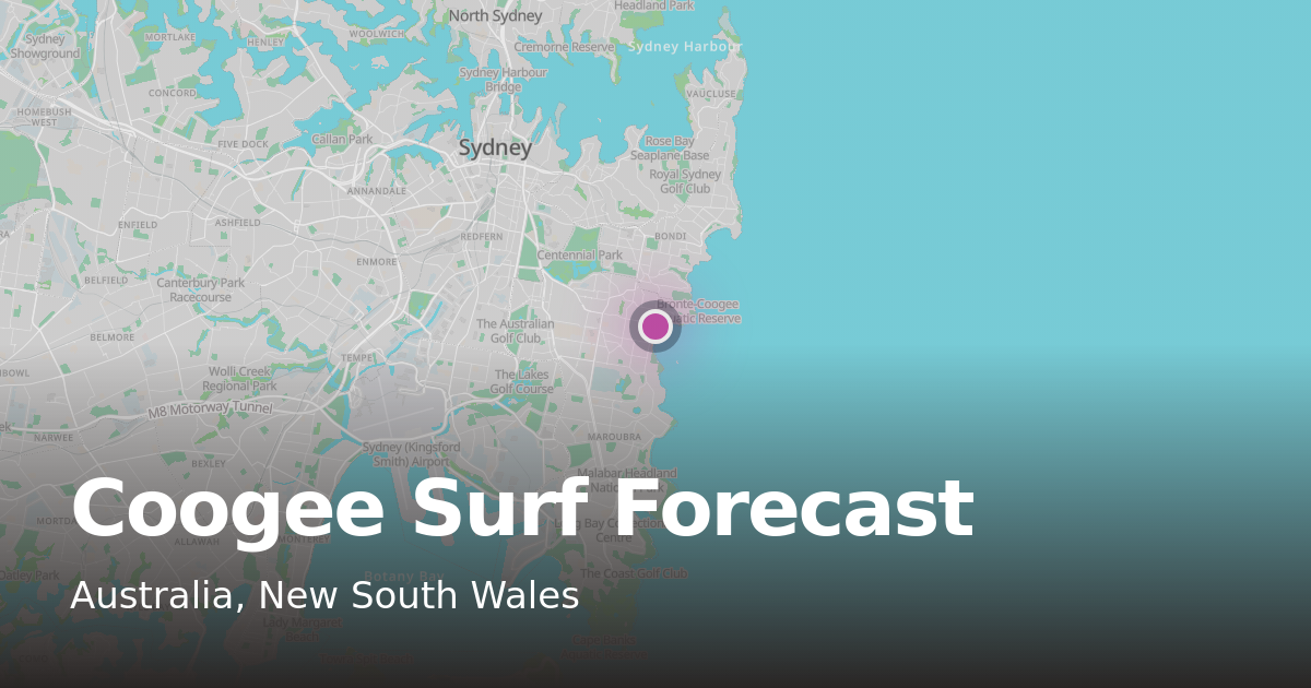 Coogee surf forecast, surf report and spot guide | Surfnerd Surf Forecast