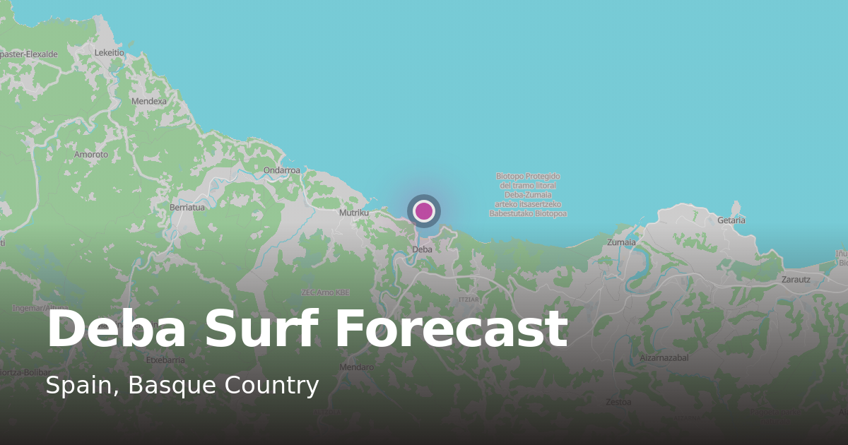 Deba surf forecast, surf report and spot guide | Surfnerd