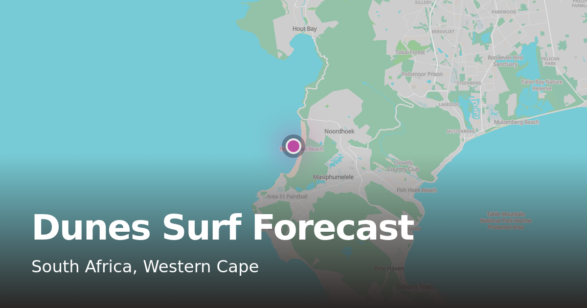 Dunes surf forecast, surf report and spot guide | Surfnerd