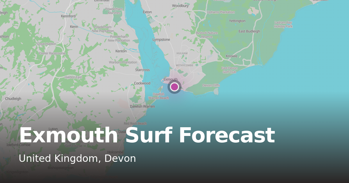 Exmouth surf forecast, surf report and spot guide | Surfnerd