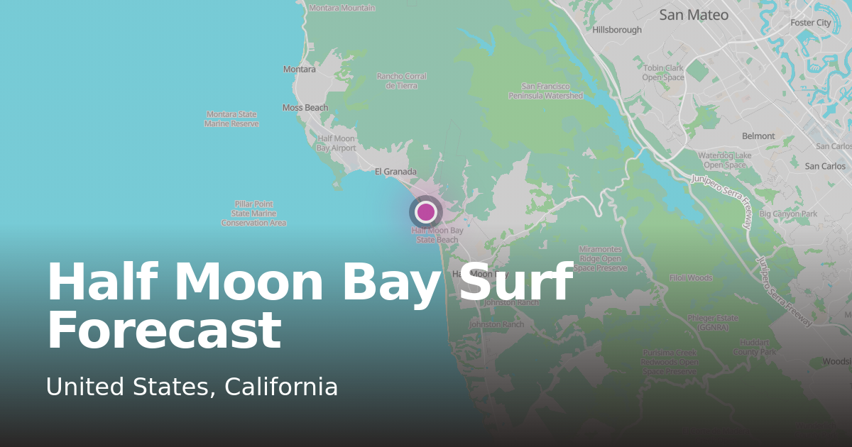 Half Moon Bay surf forecast, surf report and spot guide | Surfnerd