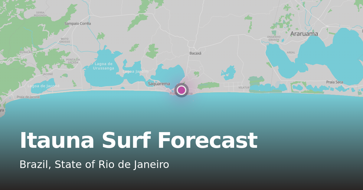 Itauna surf forecast, surf report and spot guide | Surfnerd