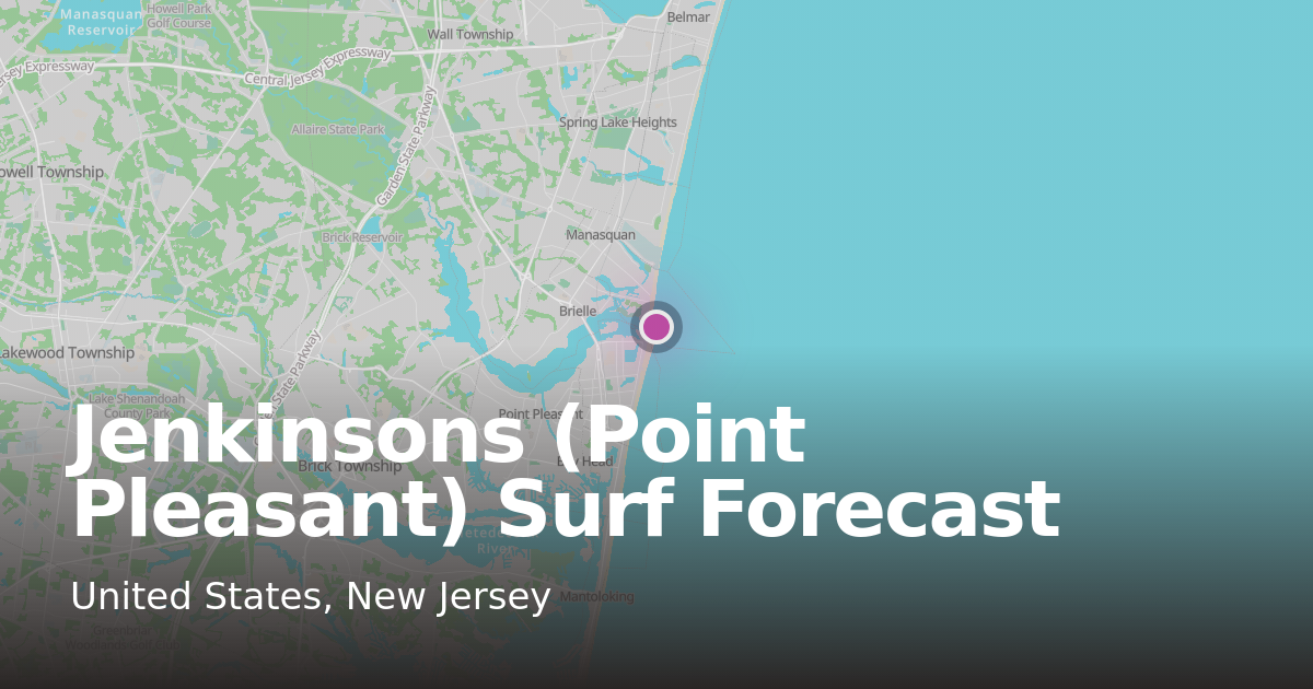 Jenkinsons (Point Pleasant) surf forecast, surf report and spot guide ...