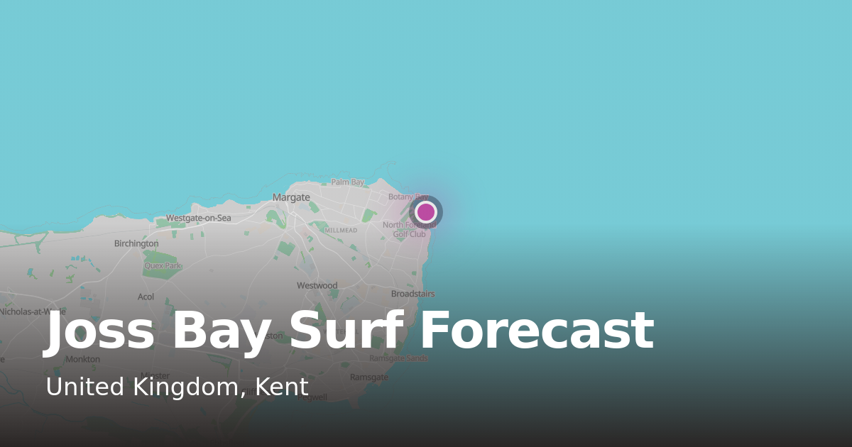 Joss Bay surf forecast, surf report and spot guide | Surfnerd Surf Forecast