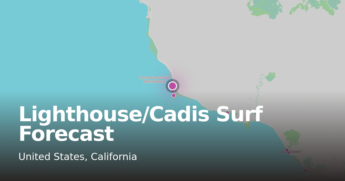 Lighthouse/Cadis surfvoorspelling, surfrapport en spotgids | Surfnerd ...