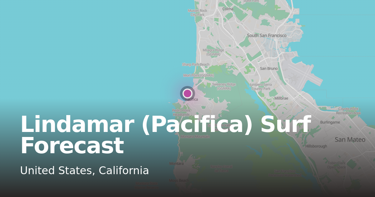 Lindamar (Pacifica) surf forecast, surf report and spot guide | Surfnerd