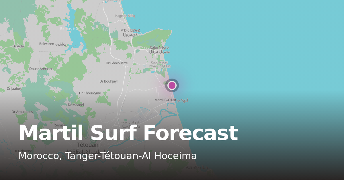Martil surf forecast, surf report and spot guide | Surfnerd