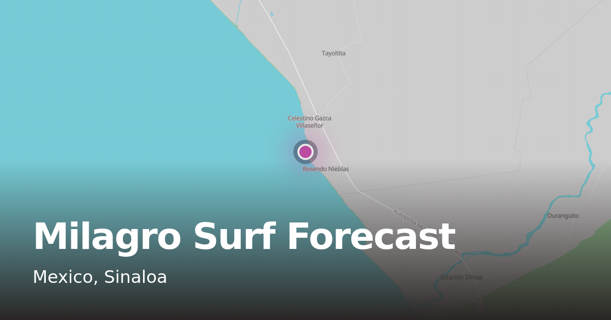Milagro surf forecast, surf report and spot guide | Surfnerd