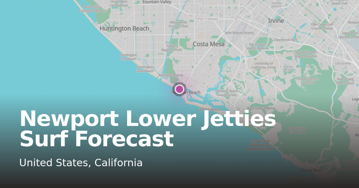 Newport Lower Jetties surf forecast, surf report and spot guide ...
