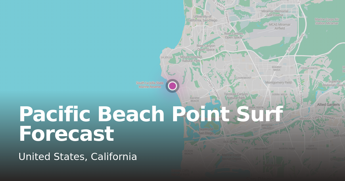 Pacific Beach Point surf forecast, surf report and spot guide ...