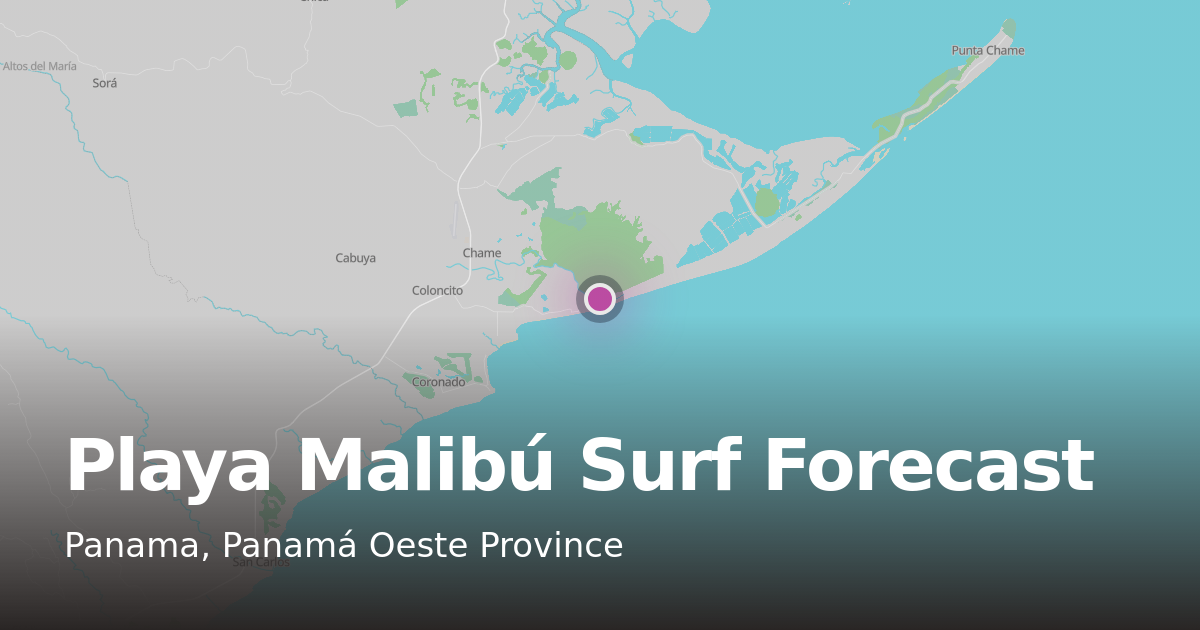 Playa Malibú surf forecast, surf report and spot guide | Surfnerd
