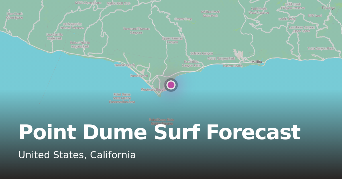 Point Dume surf forecast, surf report and spot guide | Surfnerd Surf ...