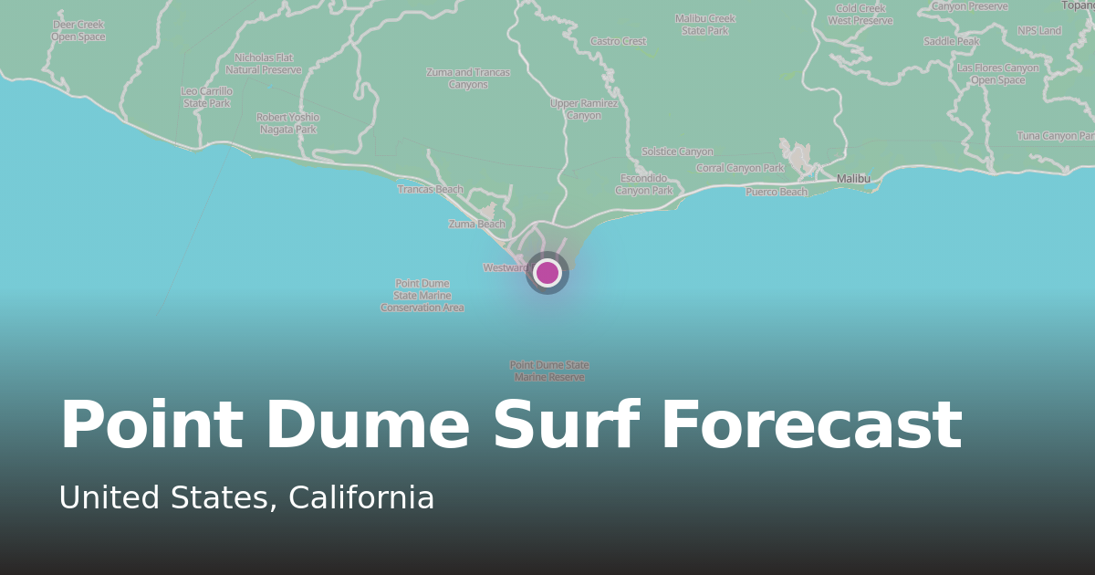 Point Dume surf forecast, surf report and spot guide | Surfnerd