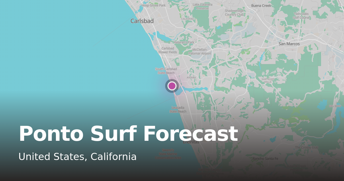 Ponto surf forecast, surf report and spot guide | Surfnerd Surf Forecast