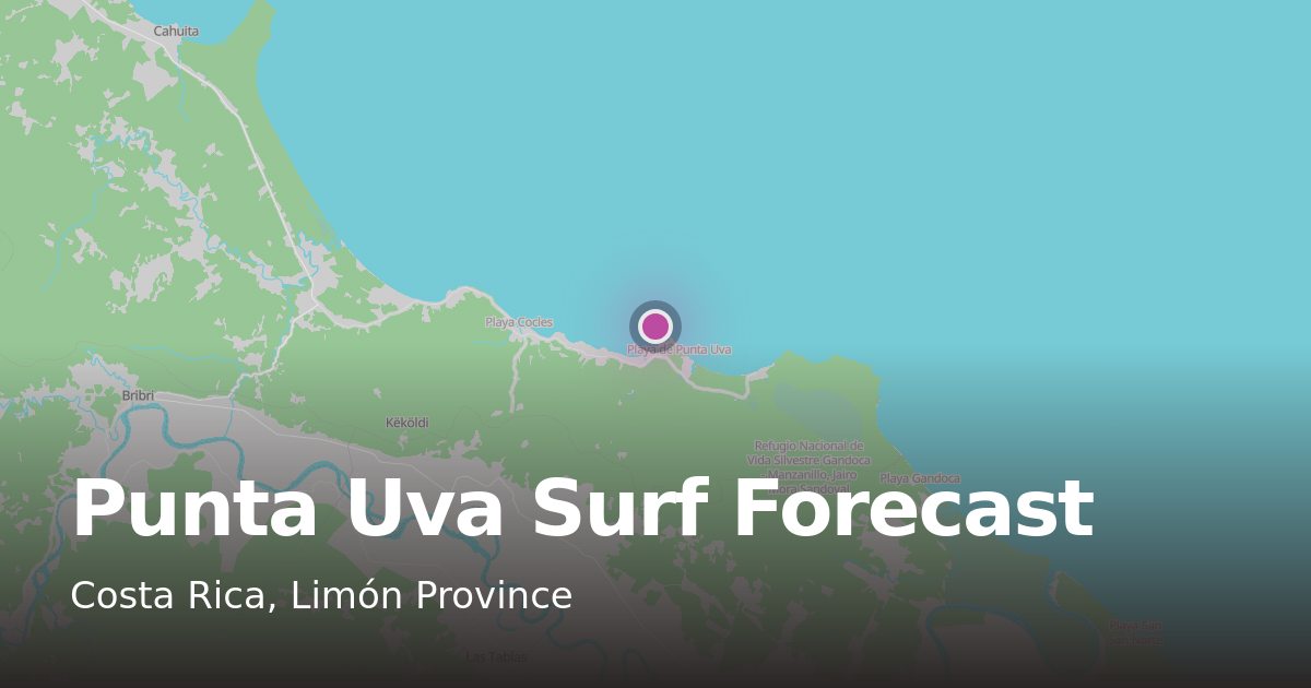 Punta Uva surf forecast, surf report and spot guide | Surfnerd