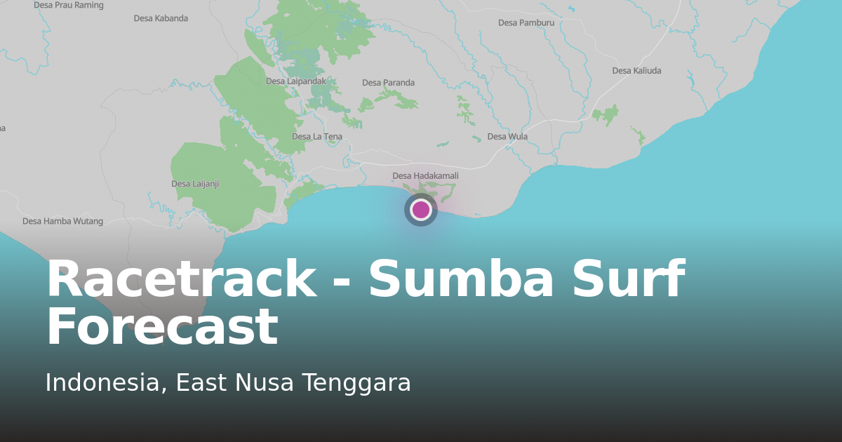 Racetrack - Sumba surf forecast, surf report and spot guide | Surfnerd