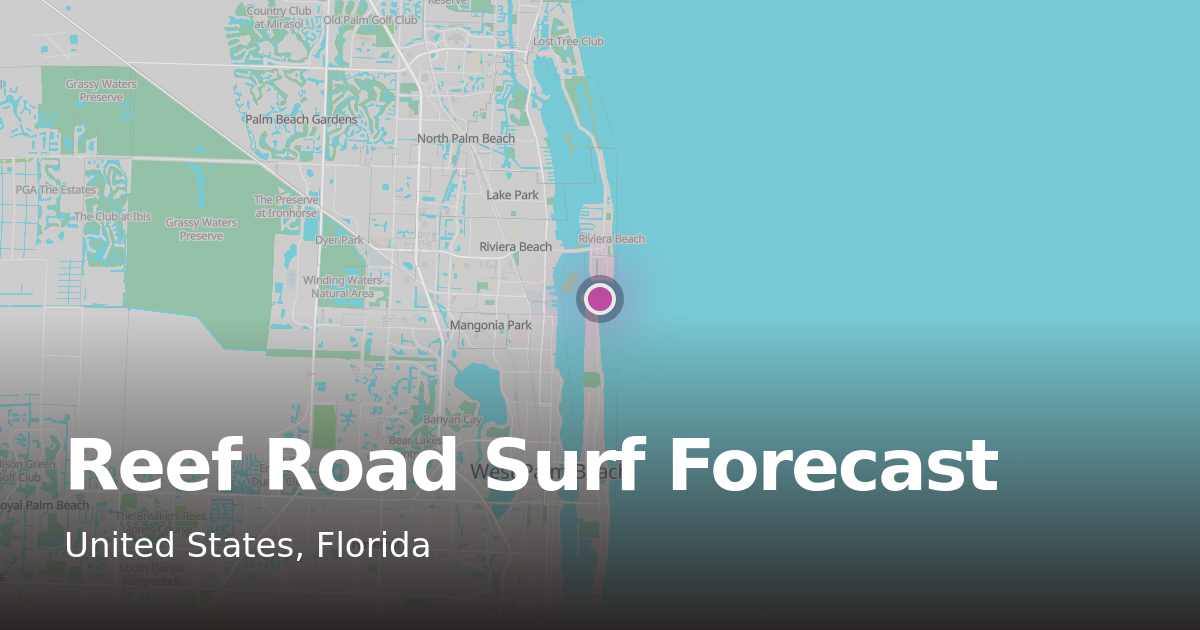 Reef Road surf forecast, surf report and spot guide | Surfnerd Surf ...