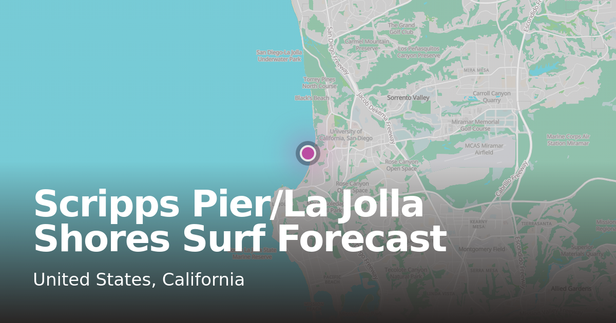Scripps Pier/La Jolla Shores surf forecast, surf report and spot guide ...