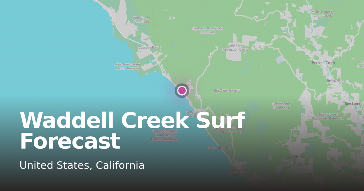 Waddell Creek surf forecast, surf report and spot guide | Surfnerd
