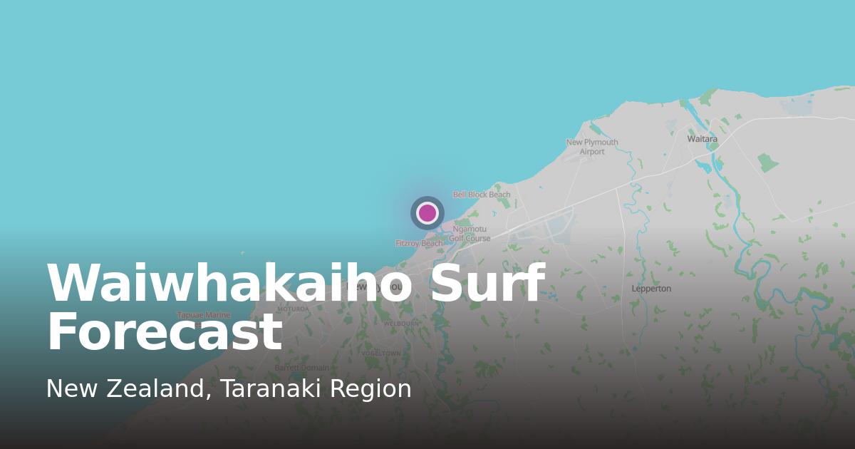 Waiwhakaiho surf forecast, surf report and spot guide | Surfnerd