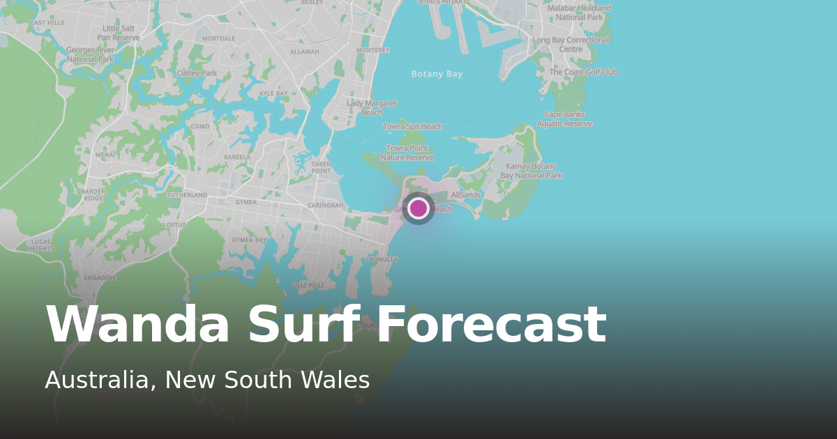 Wanda surf forecast, surf report and spot guide | Surfnerd